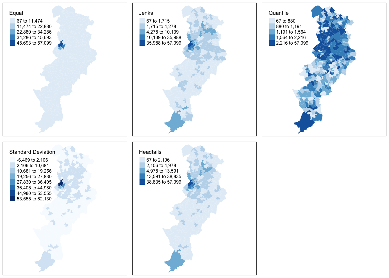 Chapter 4 Mapping rates and counts | Crime Mapping and Spatial Data ...
