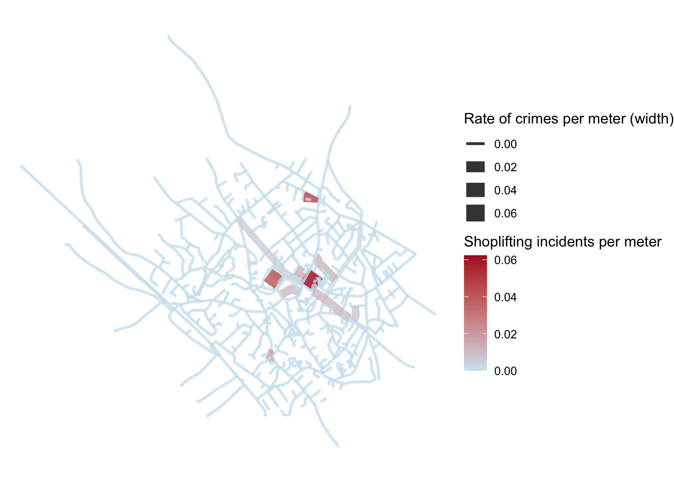 Chapter 9 Chapter 8 Crime Along Spatial Networks Crime Mapping And Spatial Data Analysis Using R